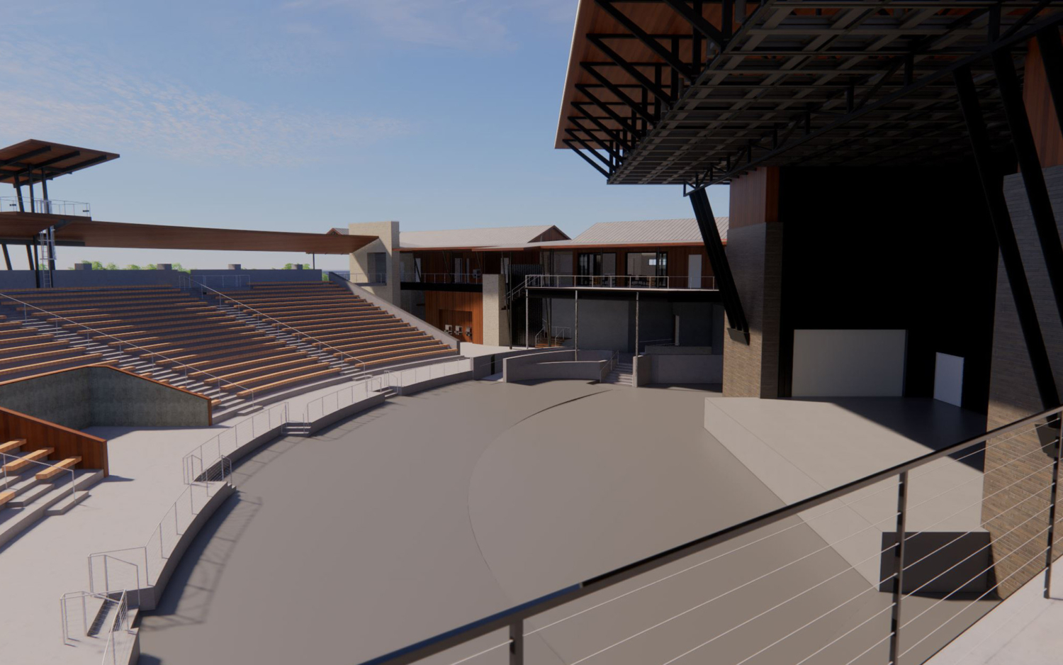 The Backyard Amphitheater and Glenn | Studio Steinbomer